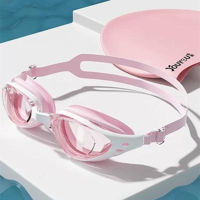 man woman men swim swimming cap glasses goggles hat diving