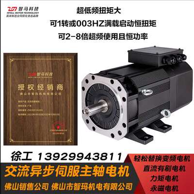 江苏智马厂家销售ZMYB-380-180三相主轴异步伺服电机替代变频马达
