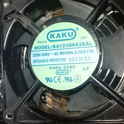 议价KAKU KA1238HA2SAL 铝壳风扇 220V 0.可维修