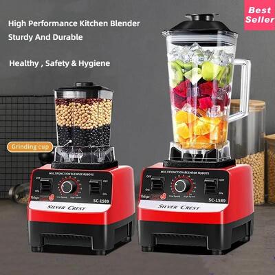 4500W English Blender Mixer Juicer Fruit Food Processor 2L