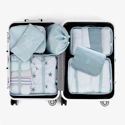 7PCS Compression Packing Cubes Travel Luggage Organizer bag