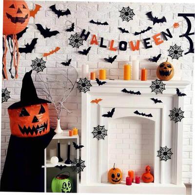 万圣 Halloween spider felt insulated hollow coaster杯垫