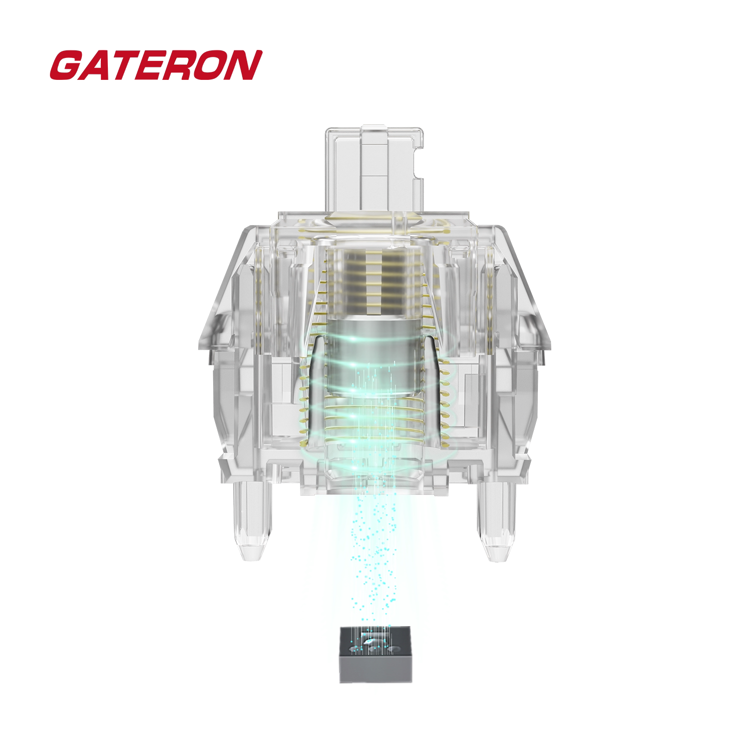 GATERON佳达隆磁玉轴max 透明磁轴可以调节键程游戏机械键盘开关