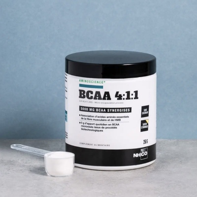 法国版NHCO BCAA 4:1:1 能量 肌肉代谢 提供必需营养素250g