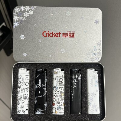 Cricket草蜢贴纸DIY卡通打火机可爱创意生日礼物高颜值送礼套装潮