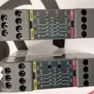 {议价}全新ABB安全继电器E1T 0S，24VDC，型号2TLA0{可维修}
