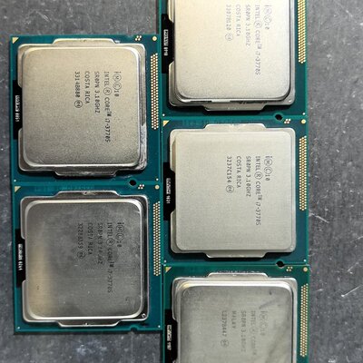 议价I7-3770S台式机CPU实物如图件测试可维修