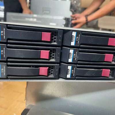 {议价}现货3台 无尘机房下架 HP/惠普 P2000 G3扩展柜