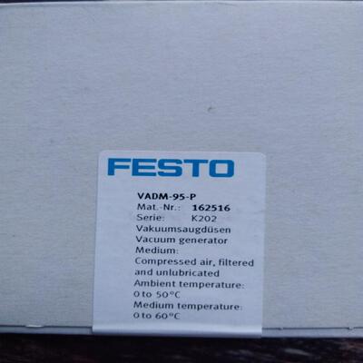 FESTO 162516 VADM-95-P 真空发生器  ！议价