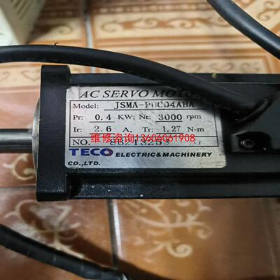 （请询价）东teco400瓦伺服电机型号JSMA-PUC04ABA，议价
