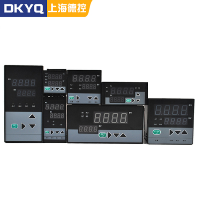 智能单回路数显温控仪4-20ma压力温度控制器PT100K型485显示仪