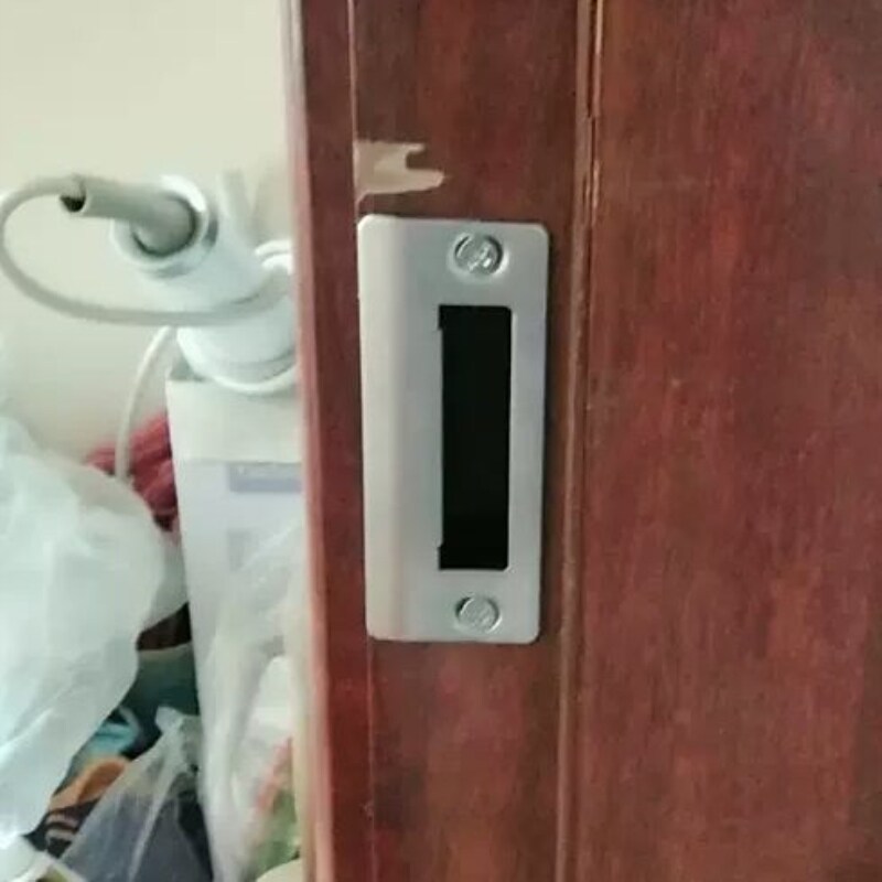锁具房门加长修复专用配件大全房间包边条门框锁槽扣板压边条锁片