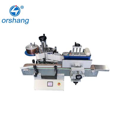Fully automatic desktop fruit round bottle labeling machine