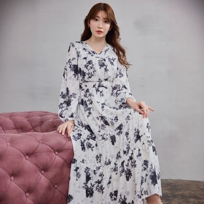 Her lip to 2026新年裙 碎花优雅随性设计感休闲日常连衣裙