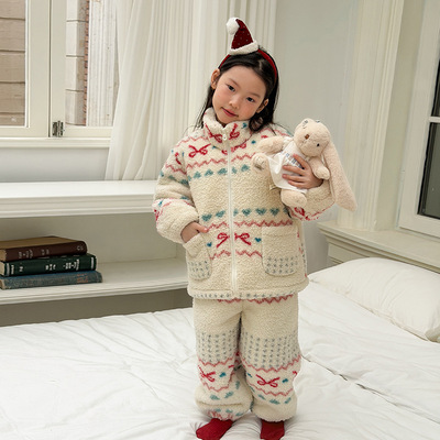 Yumi妈软萌加厚保暖家居服套装
