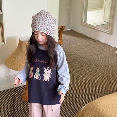 Yumi妈女童秋季柔软T恤