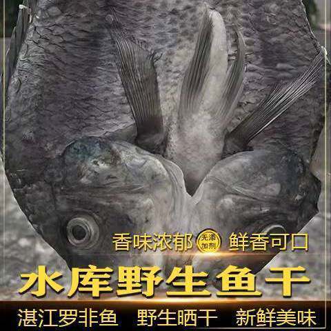 广东批发罗非鱼干货福寿鱼干渔民自家晒鱼干正宗咸香鱼干捕捞鱼干