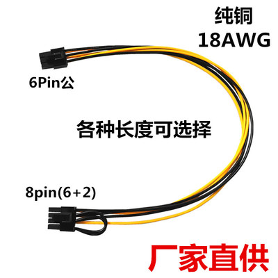 热销纯铜显卡线转服务器