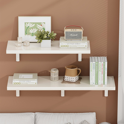 一字板置物架墙上打孔隔