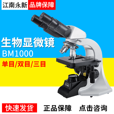 江南永新单目双目三目BM1000/BM2000生物显微镜正品现货包邮