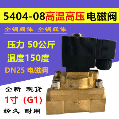 SLG DN25高温高压电磁阀 5404-08 二通电磁阀 1寸  220V 24V