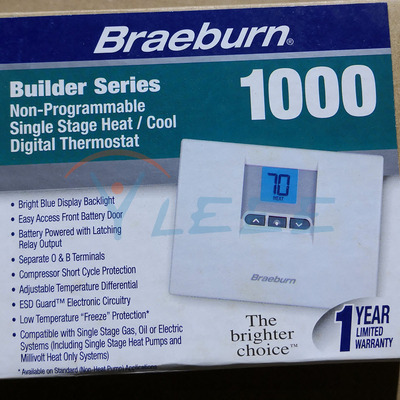 Braeburn Systems LLC Builder Series 1000 温控