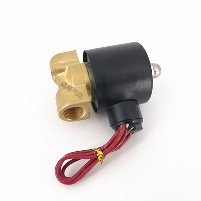 常闭电磁阀水阀气阀 2W040-10 3分电磁阀 AC220V DC24V SLGPC