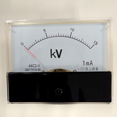 44C2 1500V 15KV/1mA 3KV/1MA 5KV/1MA DC10KV 2KV/1MA直流电压表
