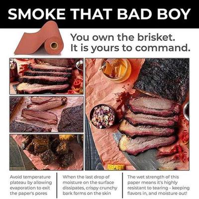 45.7cmx53. Pink Kraft Butcher Paper Roll Food Grade Peach Wr