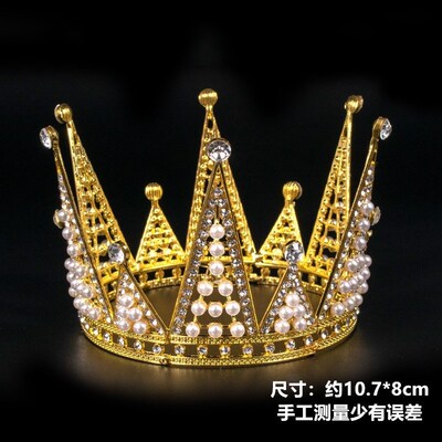 Crown cake decoration furnishing articles children queen