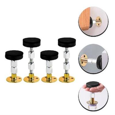 4pcs Sturdy Adjustable Household Bed Stoppers Headboard