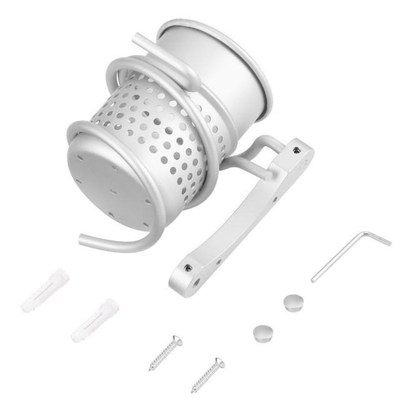 Aluminum Wall Mounted Hair Dryer Drier Cutout Comb Holder Ra