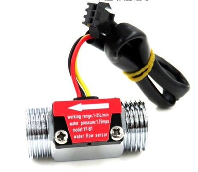 G1/2 Inch Water Flow Hall Sensor Switch Flow Meter  Industri