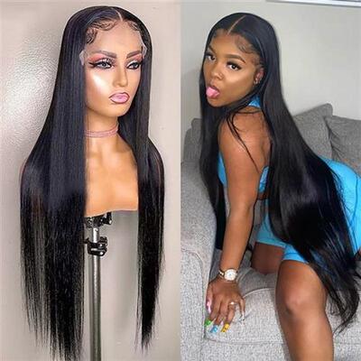 30 Inch 5x5 Closure Wigs Straight Lace Frontal Wig For Women