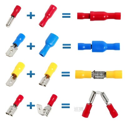210/510PCS Fork Connector Ring Insulated Terminal Electrical