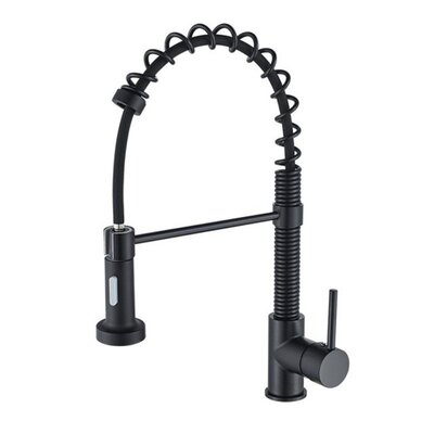 Kitchen Faucet 360 Rotation With Pull Down Sprayer Commercia