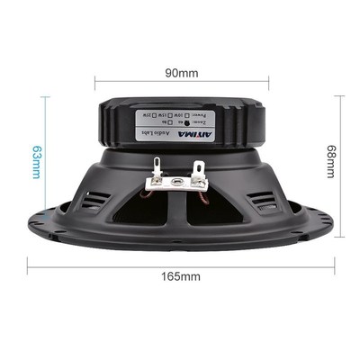 1Pc 6.5 Inch 4 8 Ohm 40W Midrange Bass Speakers Driver Fiber