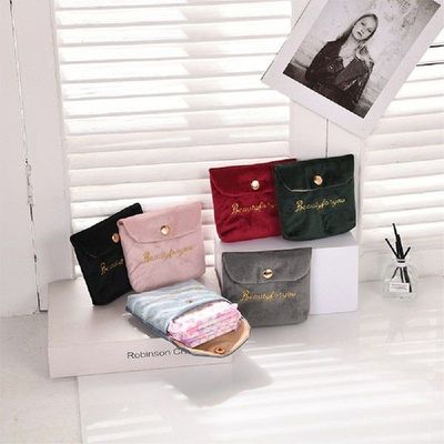 Portable Sanitary Napkin Storage Bag Lipstick Card Holders