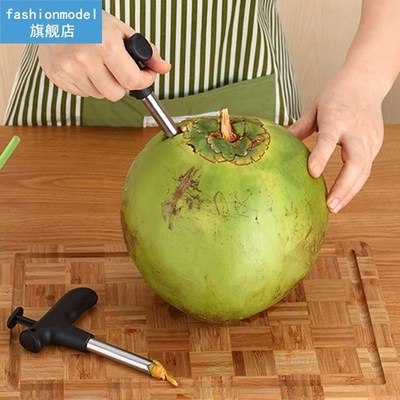 Coconut opener fruit Drill hole Stainless steel can opener K