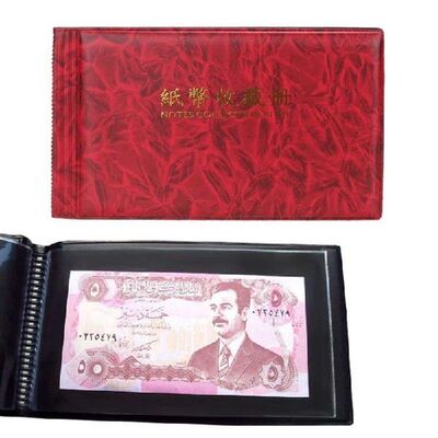 20Pcs Money Banknote Paper Money Album Page Collecting