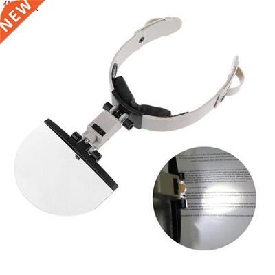 Grande tête de lentille portant une loupe avec LED ill