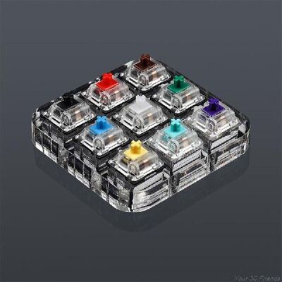 9 Tutup Kunci Tembus Alat Uji Keycap Gateron MX Switch