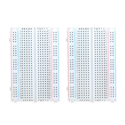 2pcs Quality Mini Bread Board / Breadboard 400 holes PCB Sol