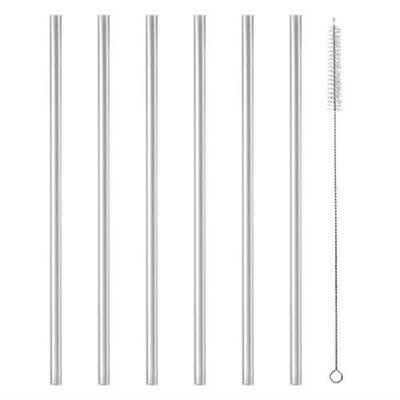 Clear Straws Drinking Straws 30x1x1cm 6PCS Plastic