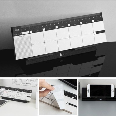 Desktop Weekly Planner Benchtop Week Plan Notebook Booklet P