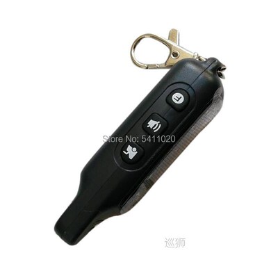 10 PCS/lot TW9010 LCD Remote Control Key Chain For Russian T