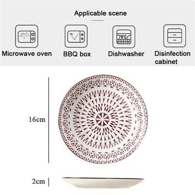 6 Inch Ceramic Side Dish Bread And Butter Plate Dessert