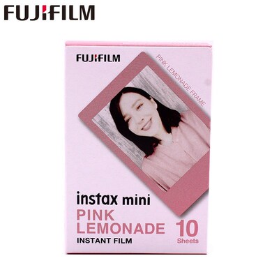 Original Fujifilm Fuji Instax Mini 8 Pink Frame Film 10 She