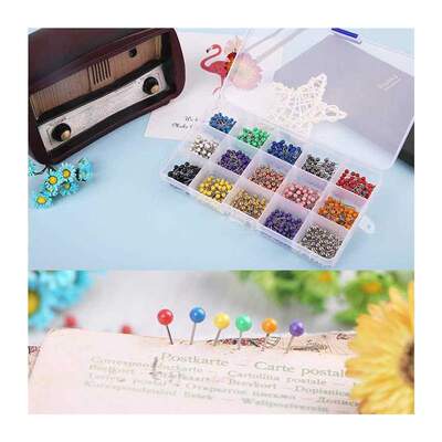 Thumbtack Map Tacks Wall Pin Round Head Tack with Steel Poi