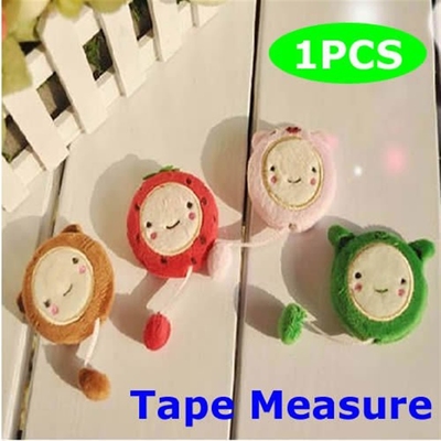 Lovely 150cm 60 Inch Cartoon  Plush Retractable Tape Measure